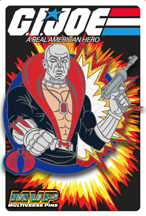 G.I.JOE DESTRO Round Glitter| MultiVersePins