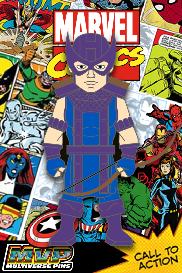 Marvel Comics HAWKEYE Character Pin MultiVersePins| MultiVersePins